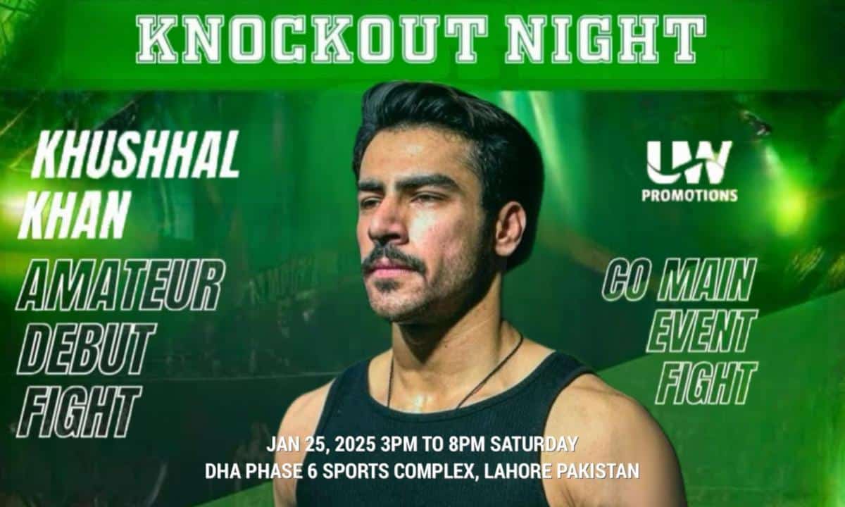 Khushhal Khan’s Big Boxing Debut at Knock Out Night on January 25th in ...